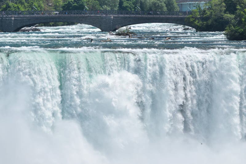 Niagara Falls American Part View Stock Photo - Image of america ...