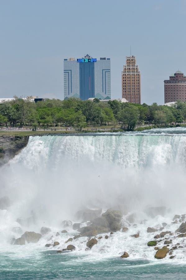 Niagara Falls American Part View Editorial Stock Image - Image of ...