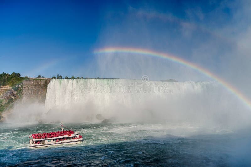 Niagara falls in Canada editorial stock photo. Image of border - 143222623