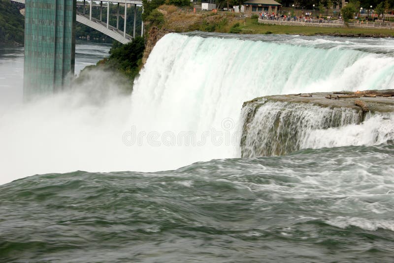 Niagara Falls Cascade Travel USA Canada Stock Image - Image of movement ...
