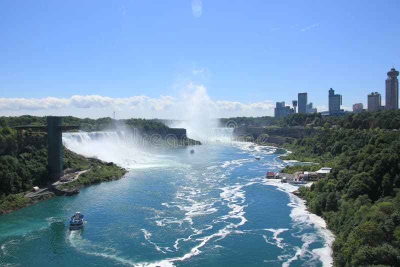 Niagara Falls Cascade Travel USA Canada Editorial Photography - Image ...
