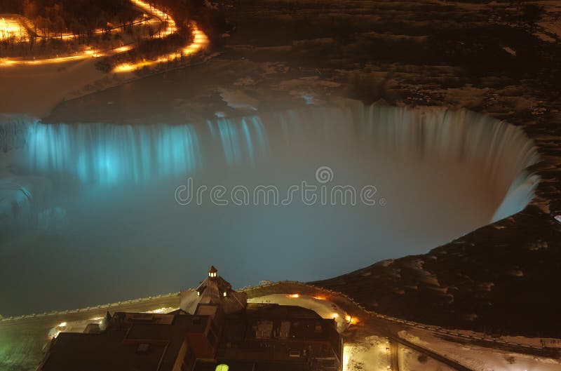 Water Hydro Dam at Niagara Falls Stock Photo - Image of niagara, bridge ...