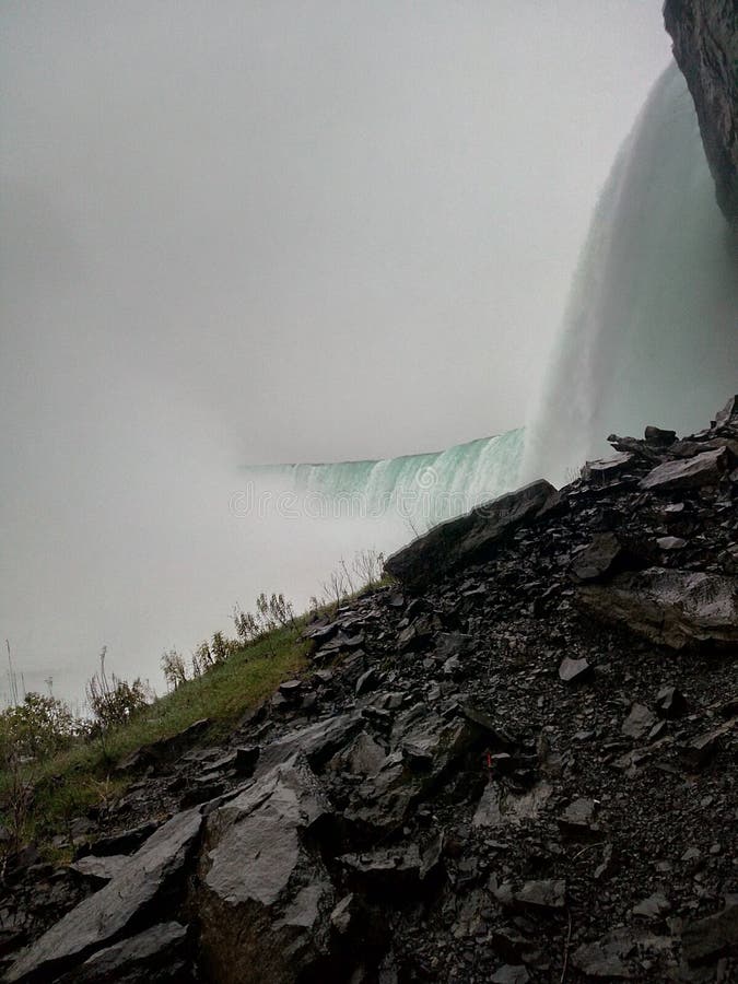 Niagara Falls stock image. Image of angle, niagara, rocks - 87026433