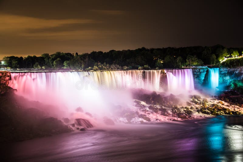 Night Falls In Vancouver, Canada Stock Photo - Image of city, boat ...