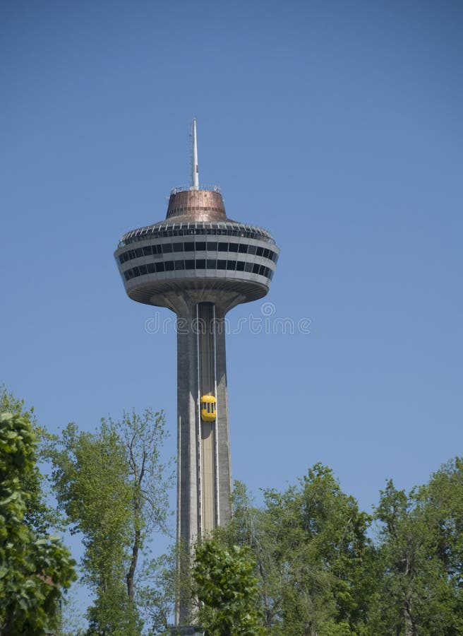 Niagara Falls Observation Tower Stock Image - Image of brass, elevator ...