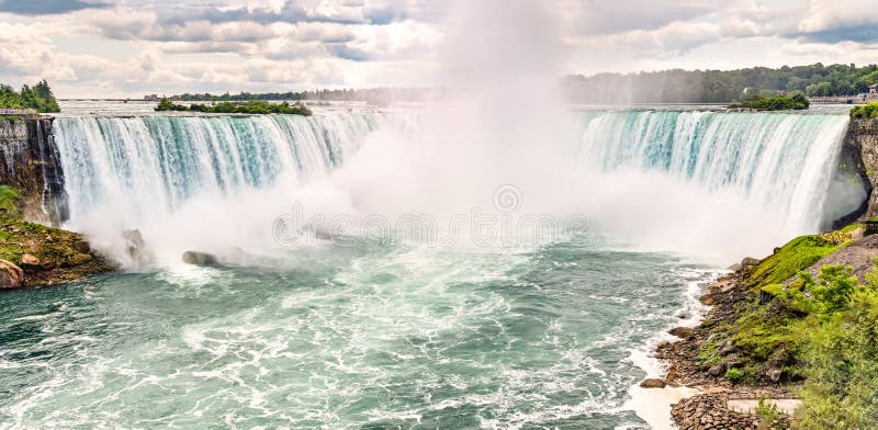 Panoramic Waterfall Corporate Banner Background Stock Photos - Free ...