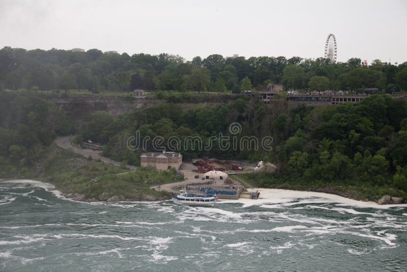 Niagara Falls Riverside Port Editorial Image - Image of falls, niagara ...