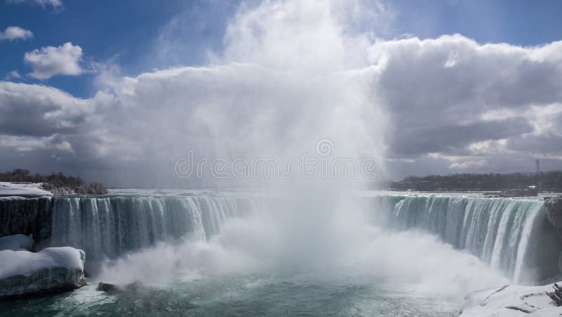 Niagara Falls in the Spring Stock Photo - Image of falls, natural ...