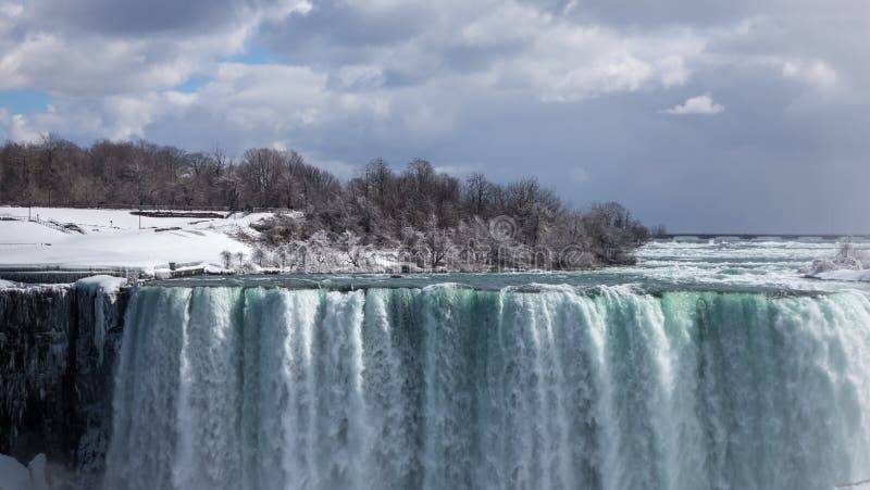 Niagara Falls in the Spring Stock Photo - Image of spray, flowing ...