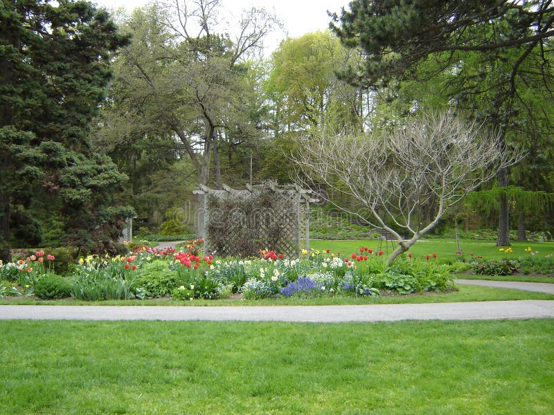 Niagara Gardens stock image. Image of falls, tree, spring - 612409