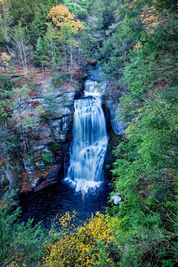The NIAGARA of PENNSYLVANIA Bushkill Falls Stock Photo - Image of ...