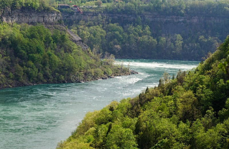 Niagara River Whirlpool stock image. Image of cliffs - 41012717