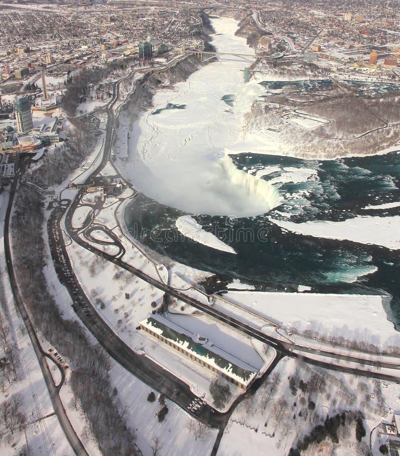 Niagara s Ice and Power stock image. Image of flow, waterfalls - 38357359