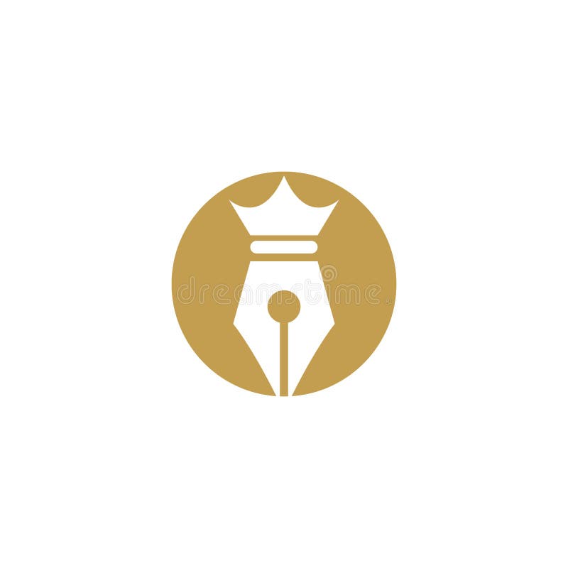 Nib Logo Template Vector Symbol Stock Vector - Illustration of vintage ...