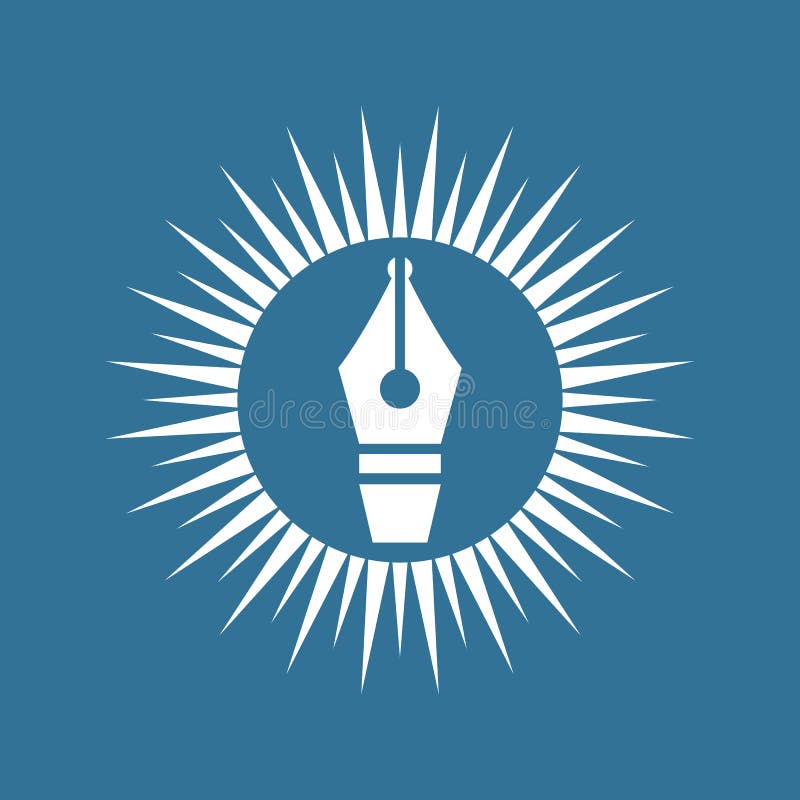 Nib Logo Template Vector Symbol Stock Vector - Illustration of write ...