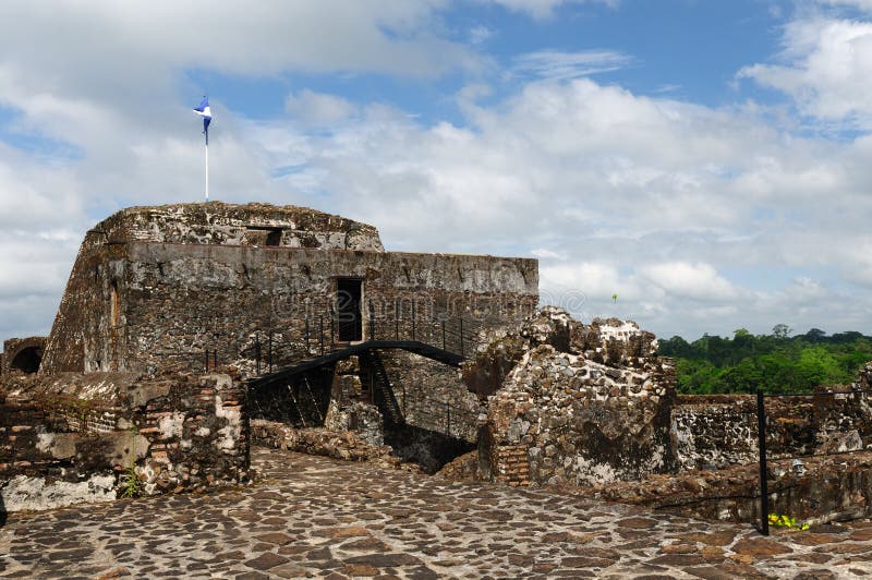 Nicarágua, Castelo Fortificado Em El Castillo Imagem de Stock - Imagem ...