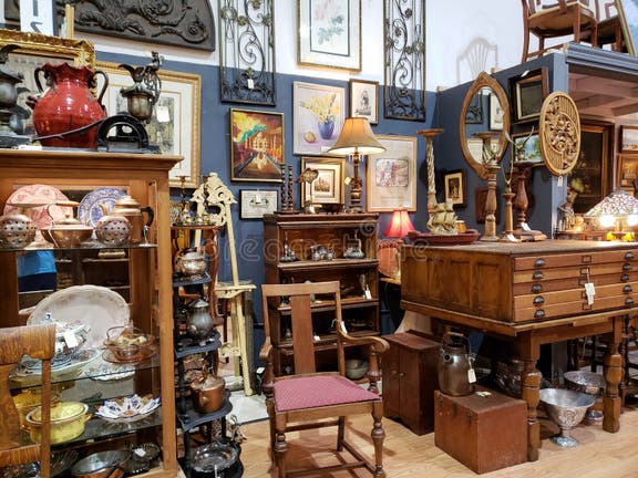 A Nice Antique Store Inside View Editorial Photography - Image of item ...
