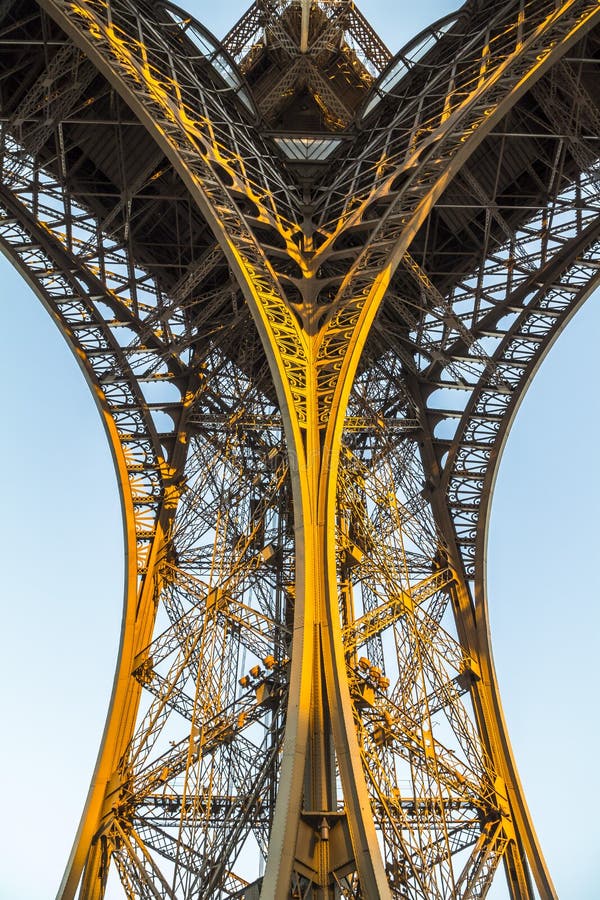 Nice Architecture of Eiffel Tower in Paris in Evening Stock Image ... Nice Architecture of Eiffel Tower in Paris in Evening Stock Image ...