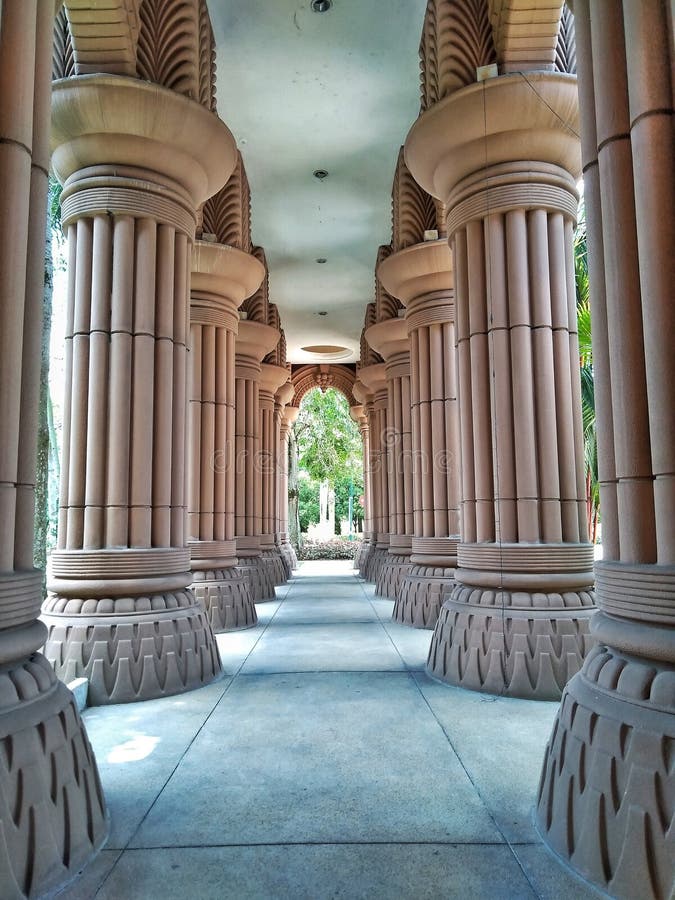 A nice art pillars. stock photo. Image of architecture - 220931264