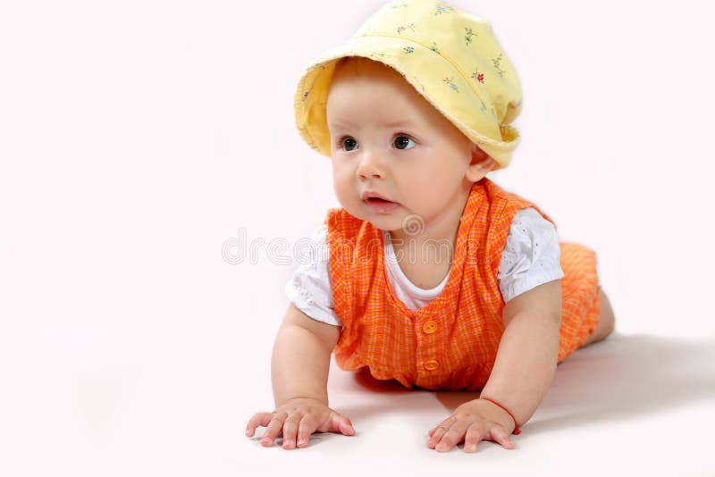 Nice baby stock image. Image of person, toddler, white - 6438895