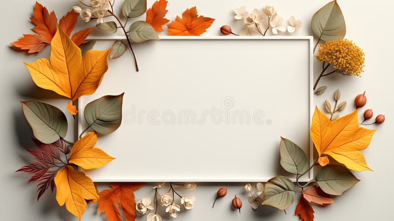 Nice Background for Autumn and Fall Concept. Stock Illustration ...