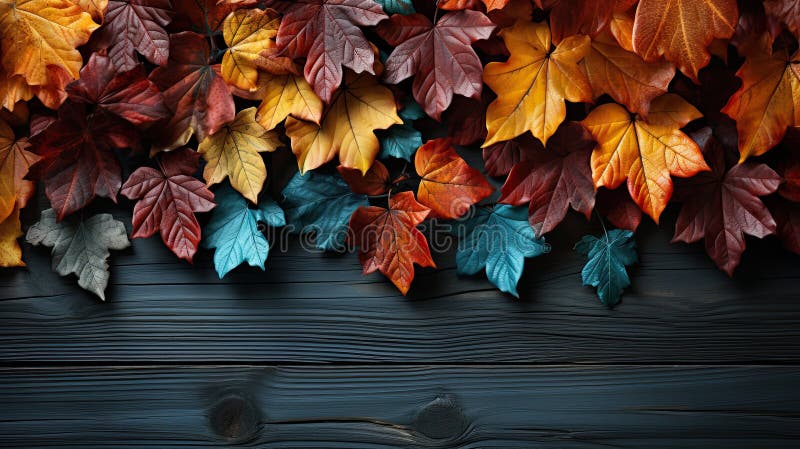 Nice Background for Autumn and Fall Concept. Stock Illustration ...