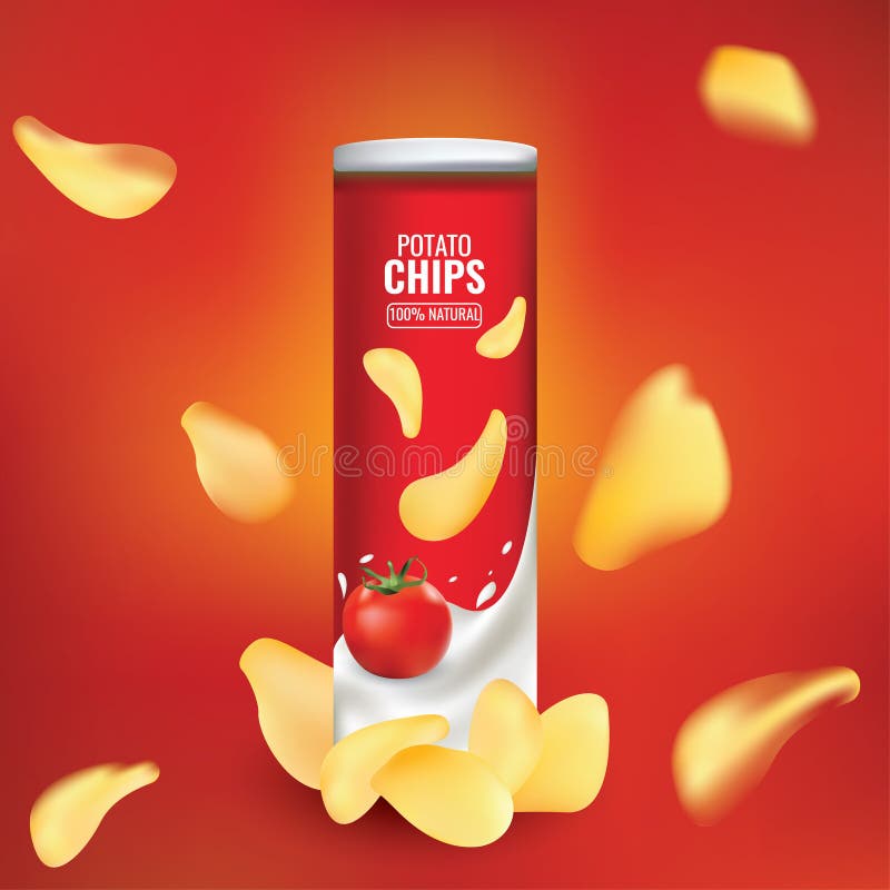 Nice and Beautiful Abstract or Poster for Chips Packing or Presentation ...