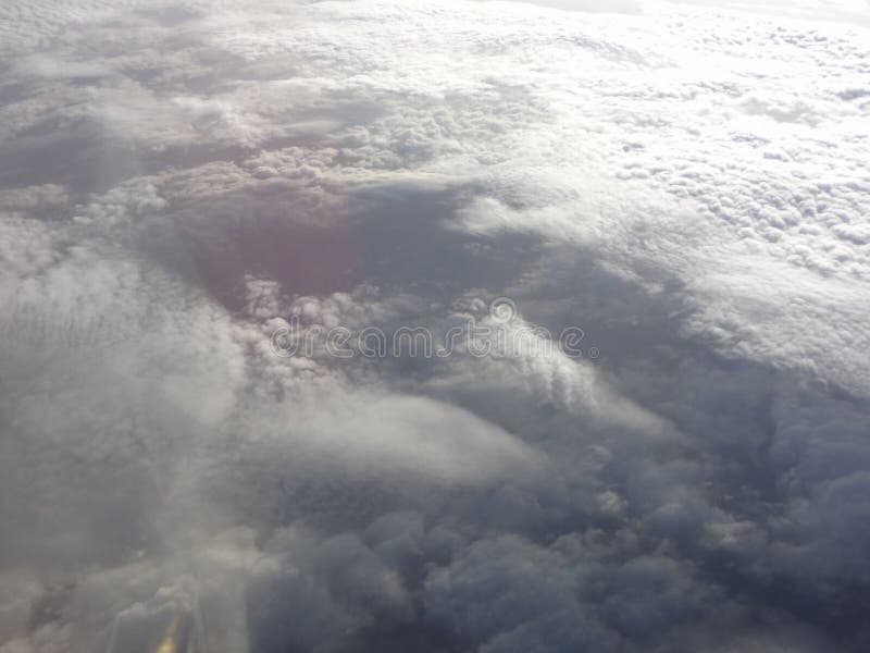 A Layer of Cloud from the Top of Clouds Stock Image - Image of cloud ...