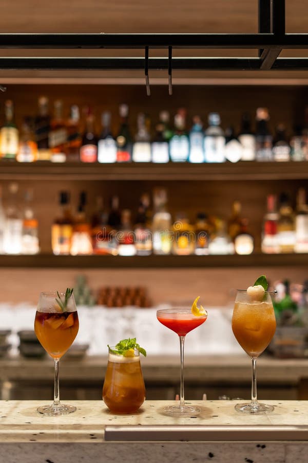 Nice and Beautiful Cocktail for Drink at Bar Stock Image - Image of ...