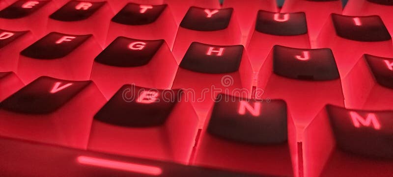 Beautiful Keyboard of Black Laptop Stock Image - Image of electronic ...