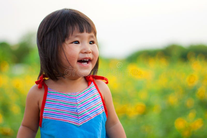 Nice Big Smile from Asian Children Stock Photo - Image of person ...