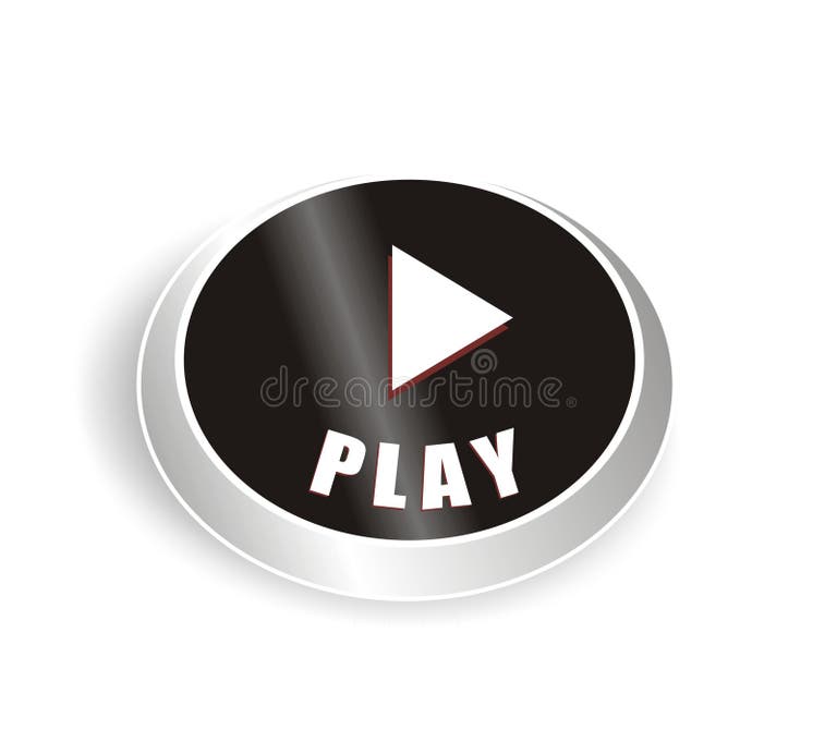 Black Play Button Stock Illustrations – 61,692 Black Play Button Stock ...