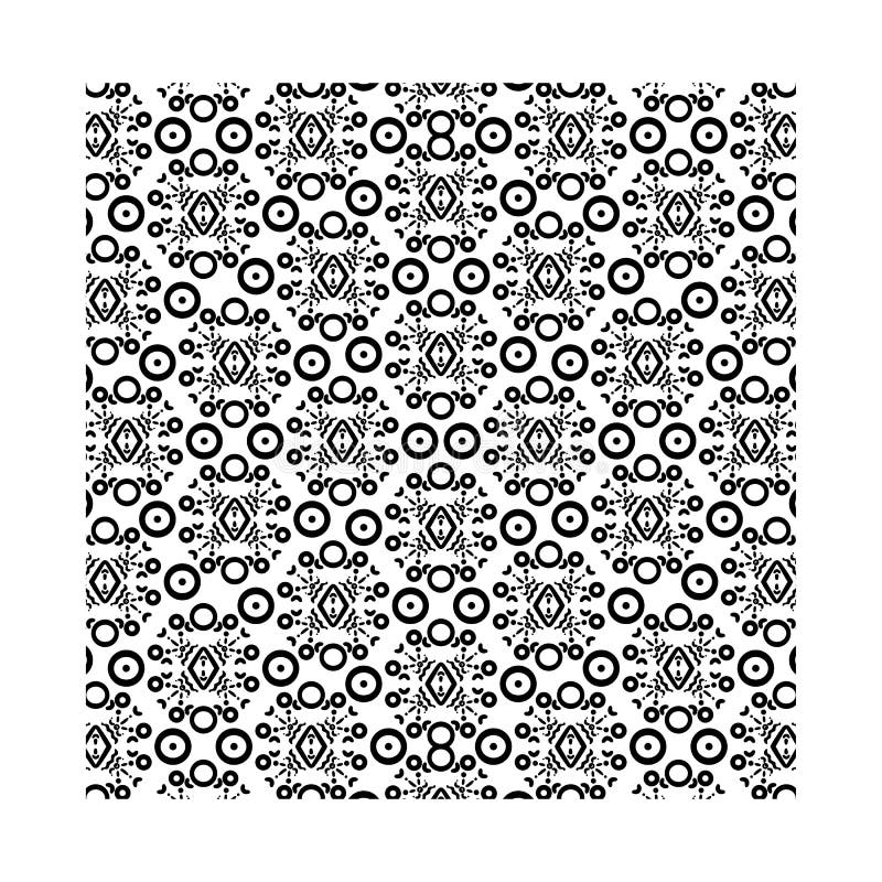 A Nice Black and White Pattern Design Stock Illustration - Illustration ...