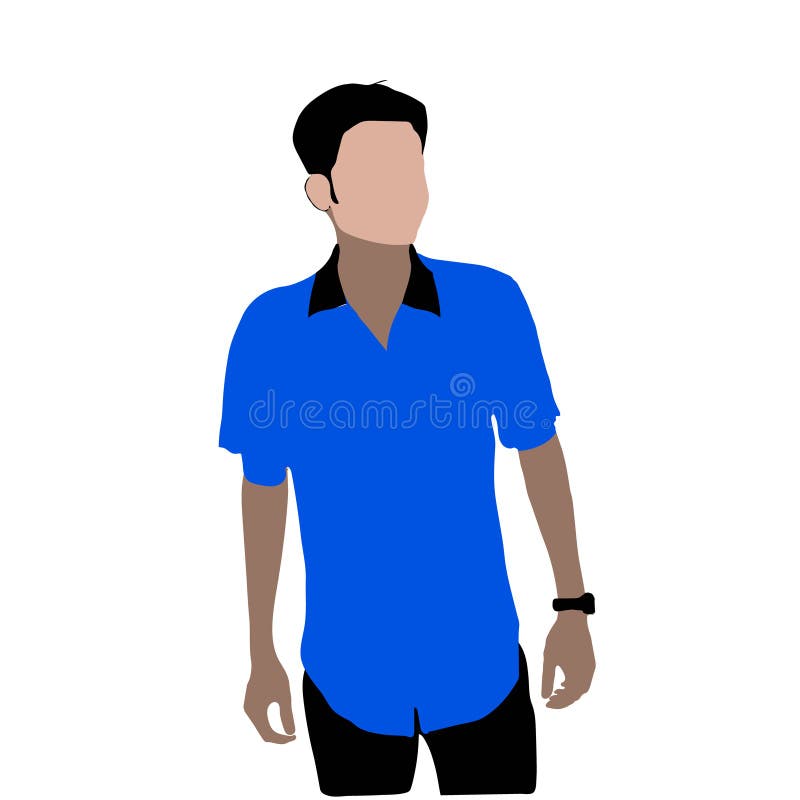 Nice Boy Avatar Vector Art Design. Stock Vector - Illustration of file ...