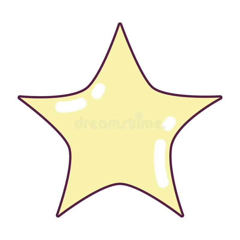 Nice Bright Star in the Sky Design Stock Vector - Illustration of stars ...