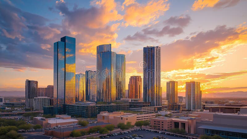 Nice Building Theme for Wallpaper Stock Image - Image of aerial ...