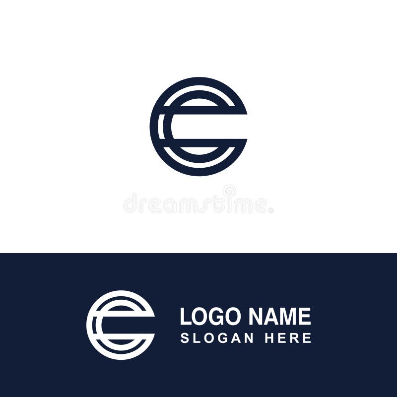 Nice C Logo with Circle Concept. Stock Vector - Illustration of ...