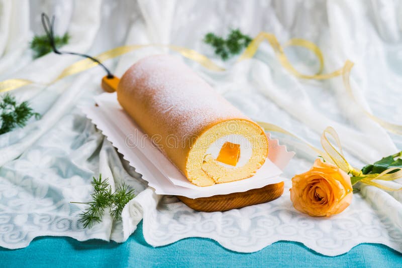 Nice cake stock photo. Image of table, tablecloth, cake - 106222190