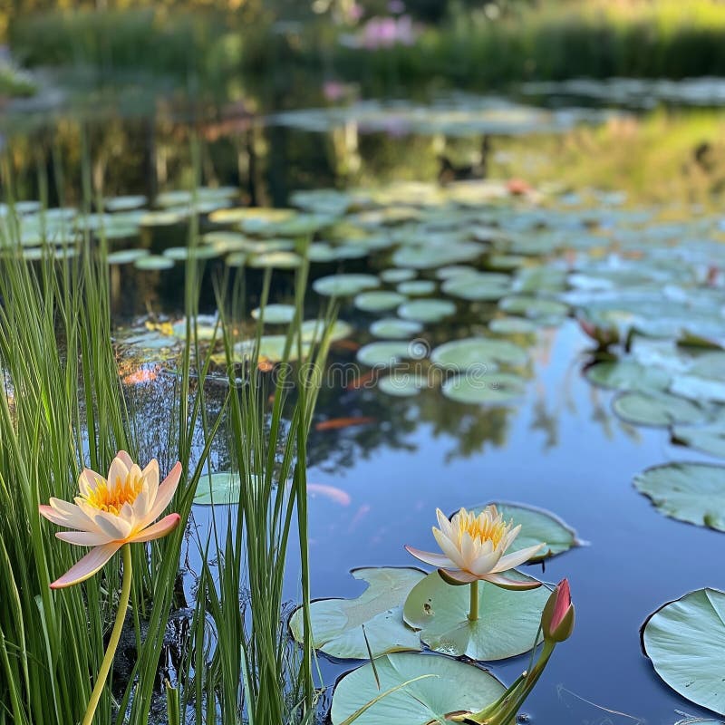 Nice Calm and Peaceful Theme Stock Photo - Image of botany, summer ...