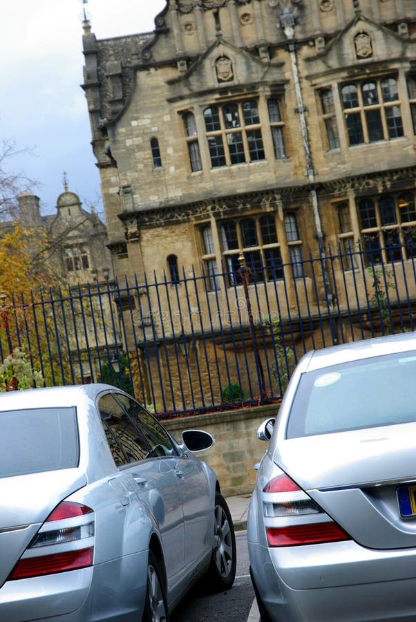 Nice Cars in Front of a Manor Stock Image - Image of architecture, cars ...