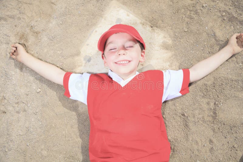 Nice Child Happy To Play Baseball Stock Photo - Image of lifestyle ...