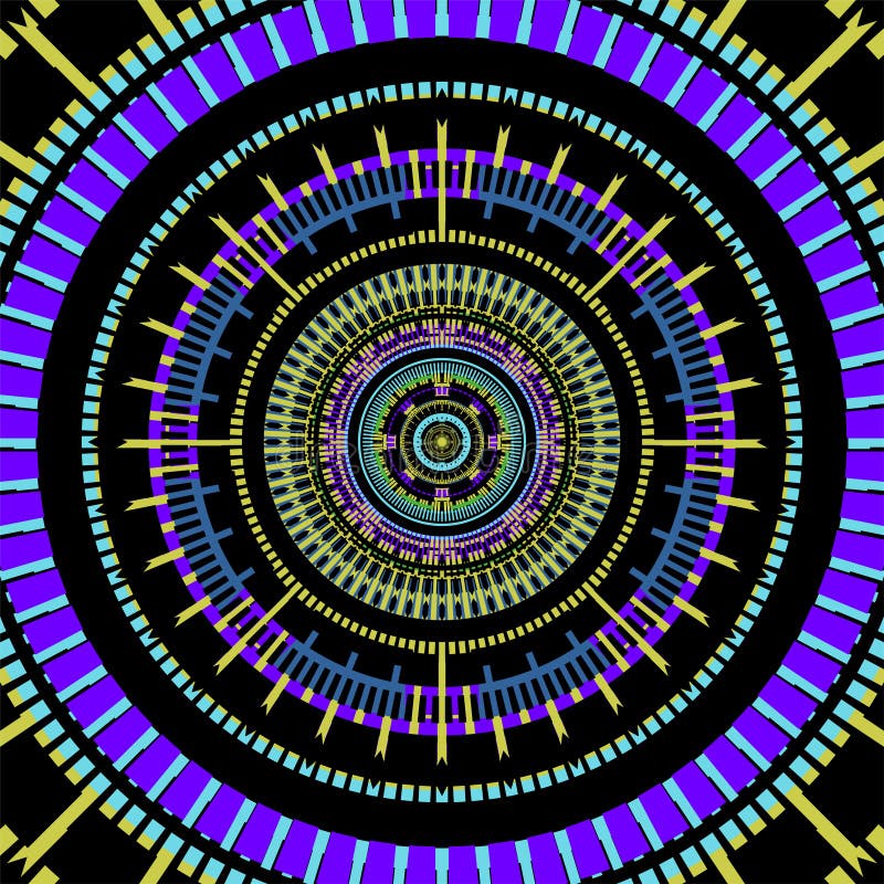 Nice Circle Ethnic Background Stock Vector - Illustration of nice ...