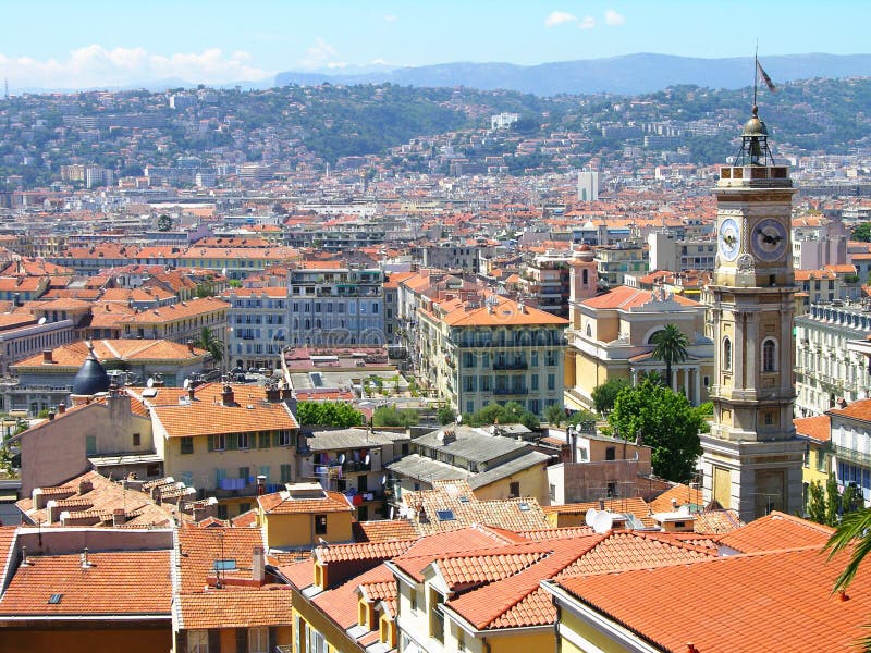 Nice city bird eye view stock image. Image of aerial - 15304255