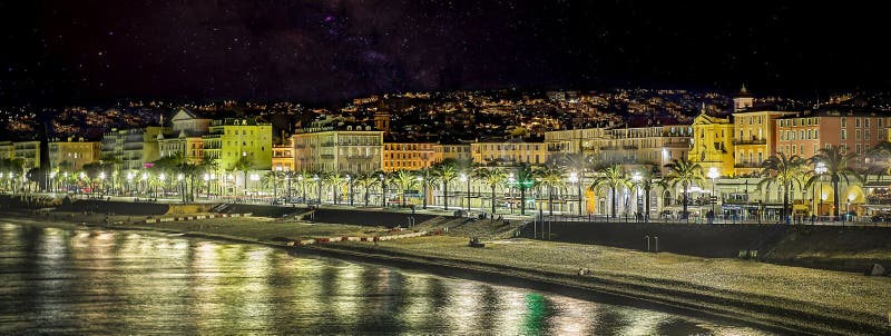 Nice city night stock photo. Image of dusk, evening - 224721960