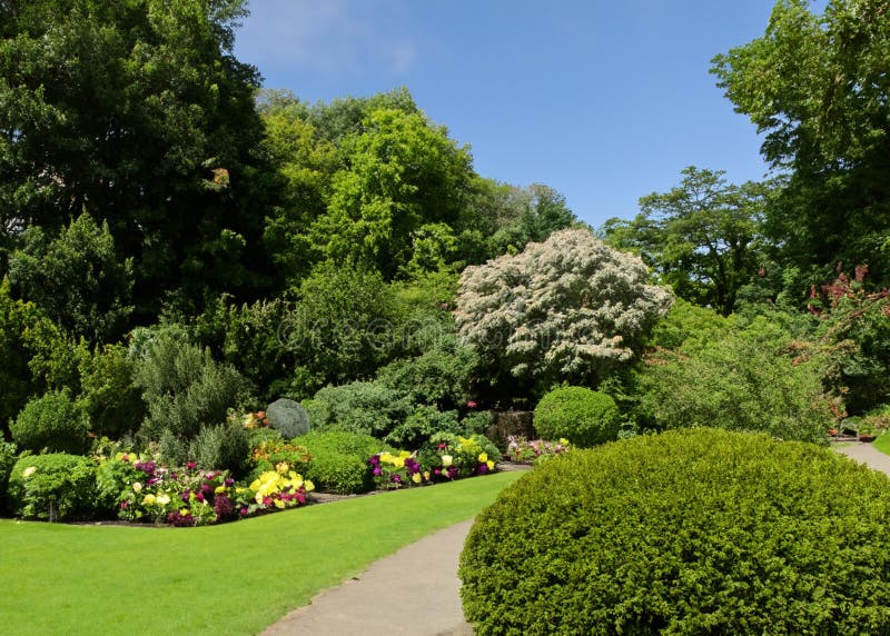 Beautiful garden ai stock illustration. Illustration of nature - 287667164