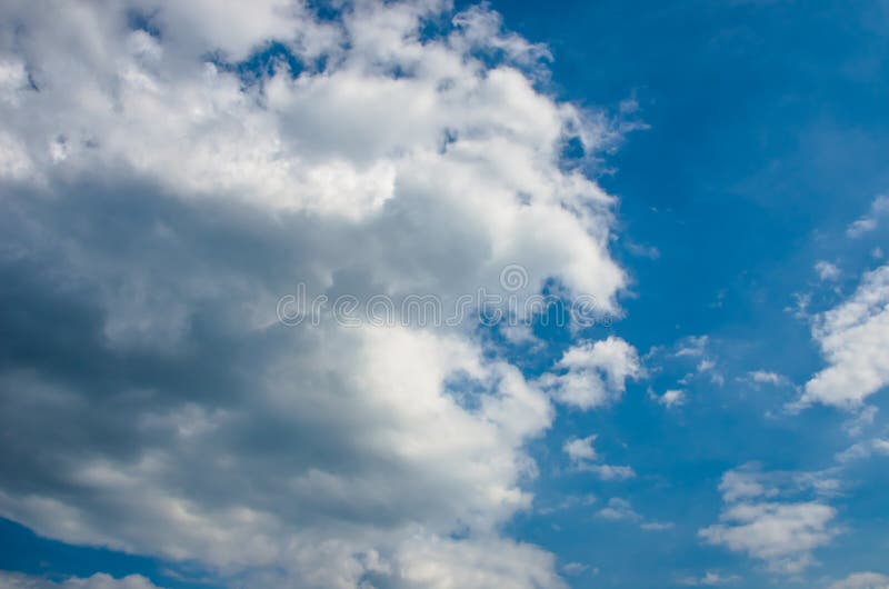 Clouds in Blue Sky, Nice Nature Background Stock Image - Image of ...