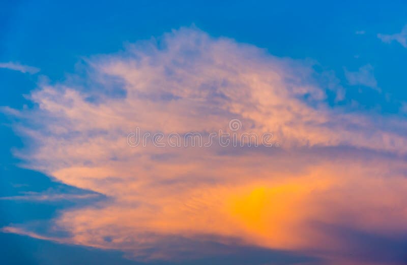 Nice clouds at sunset sky stock photo. Image of rest - 85148392