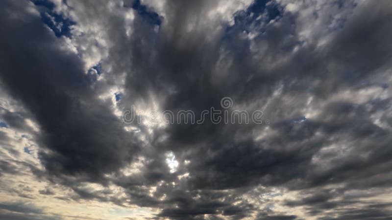 Nice Cloudscape of Sky with Heavy Rain or Snow Clouds Bg - Photo of ...