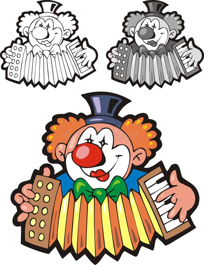 Nice clown stock illustration. Illustration of party - 14702183