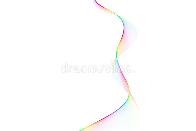 Nice Colorful Big Wave from Lines Stock Illustration - Illustration of ...